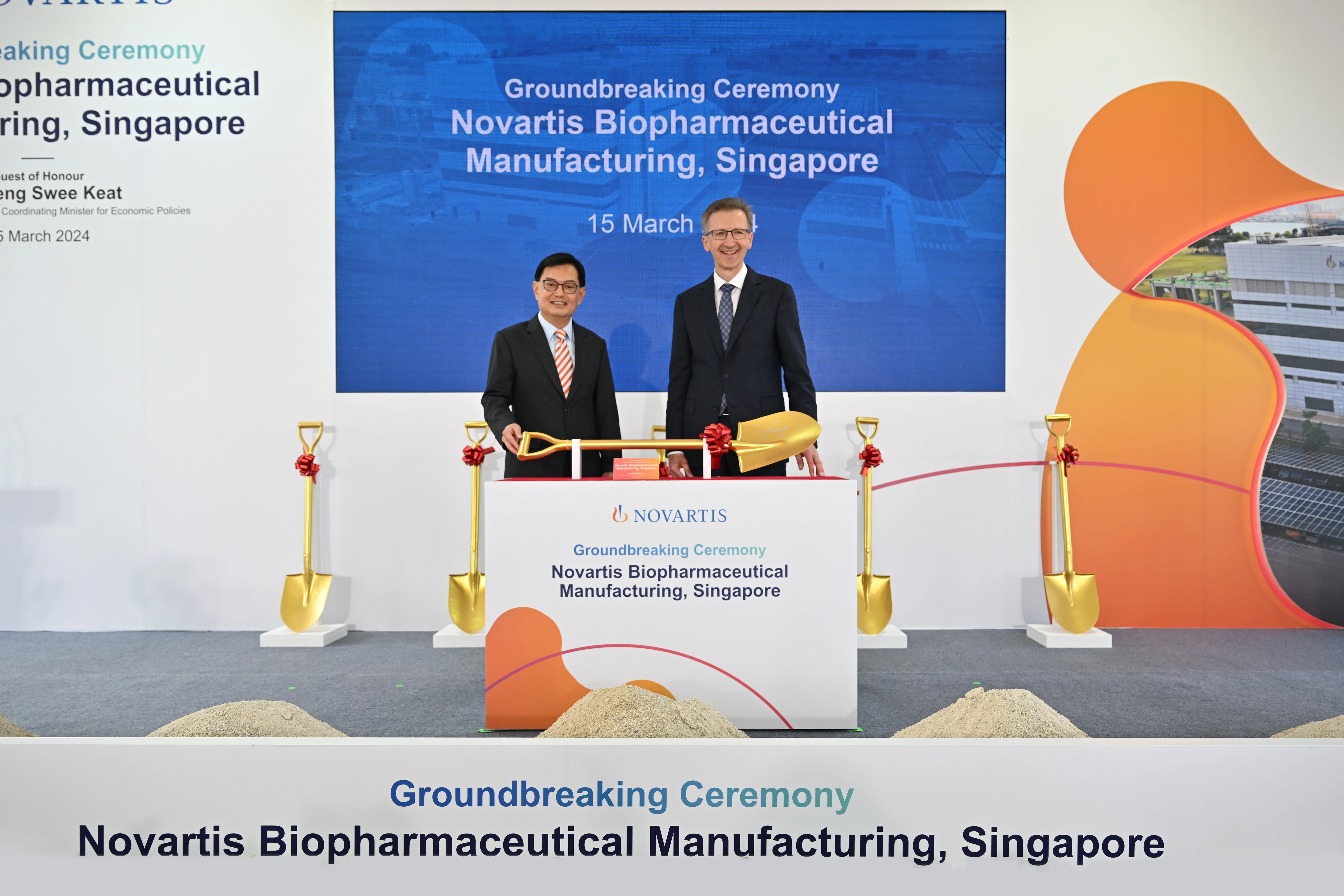 Novartis expands its biopharmaceutical manufacturing site in Singapore ...